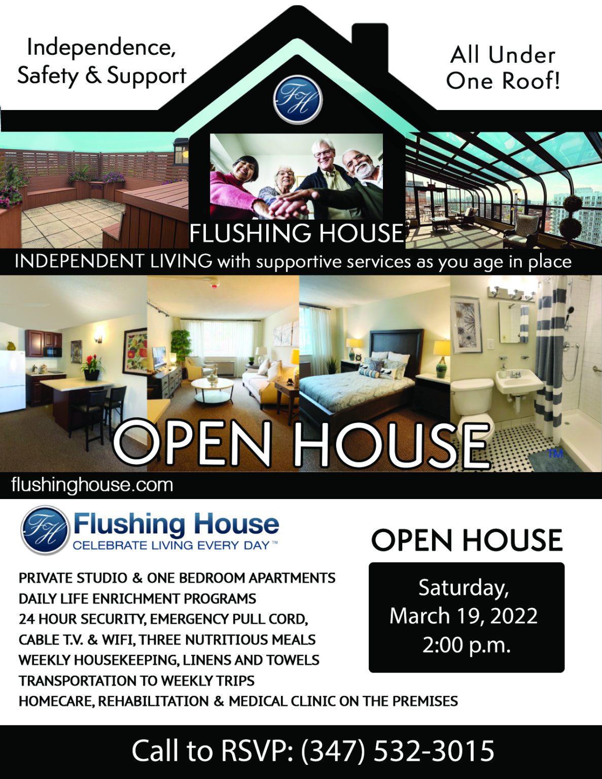 Flushing House - March Open House Announced