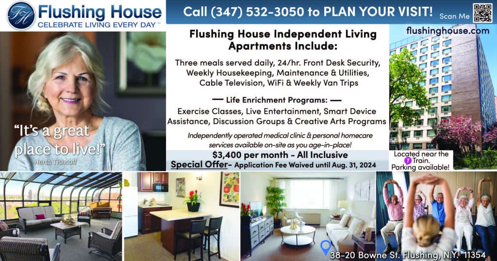 Flushing House - April Ad 2024 Flushing House -new