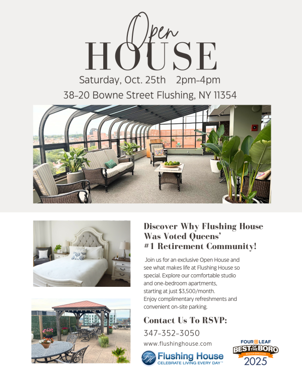 Flushing House - Open House Registration